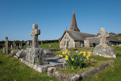 Buried in the Dunes -- St. Enodoc Church, Cornwall
